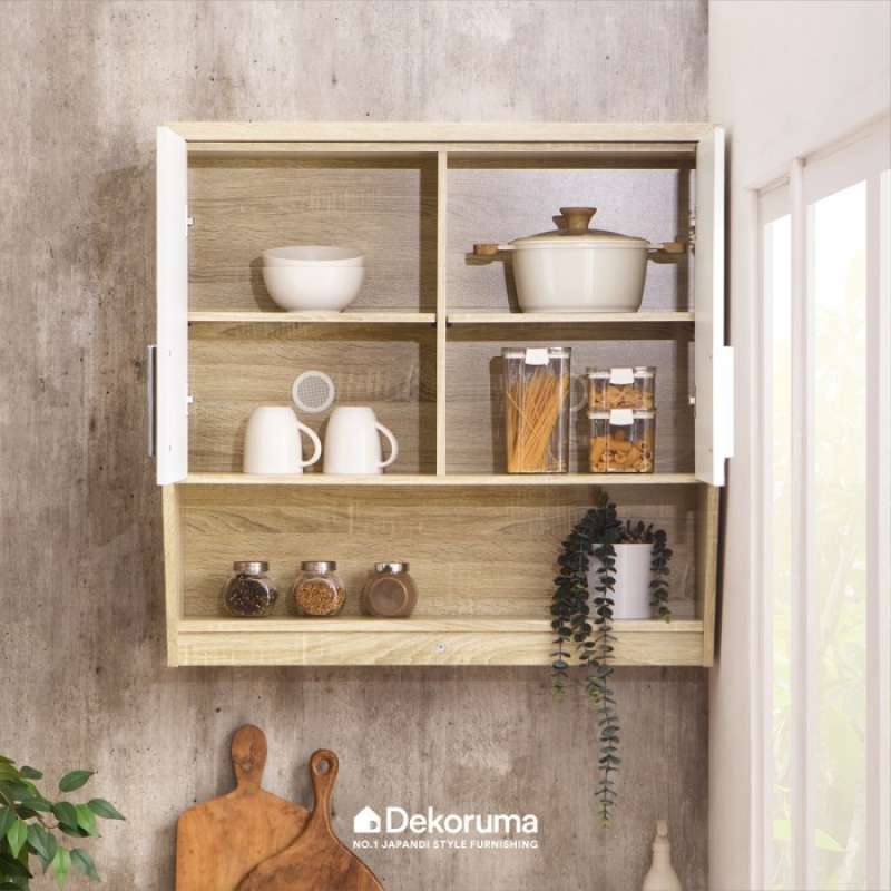 Jual Dekoruma Rak Atas Dapur 2 Pintu - Kitchen Set - Cubic Elena Ksa 2p ...