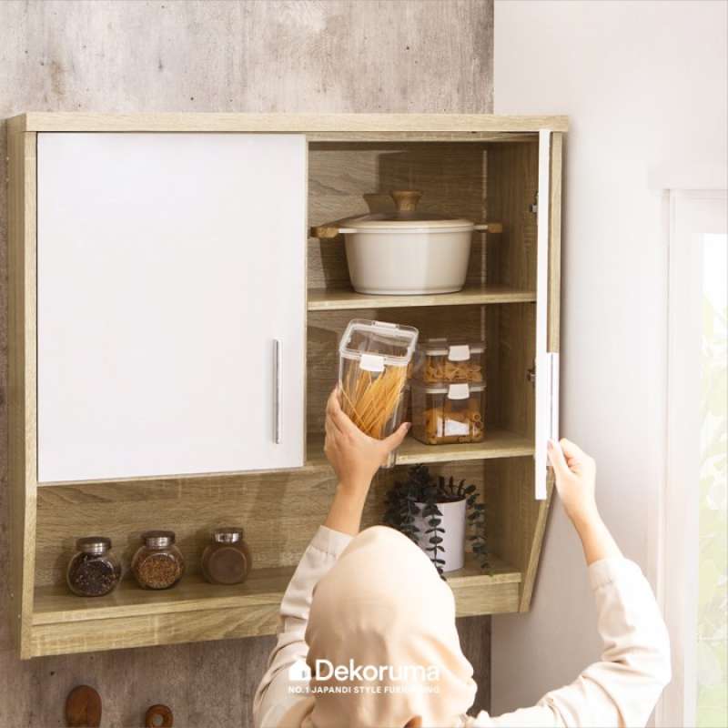 Jual Dekoruma Rak Atas Dapur 2 Pintu - Kitchen Set - Cubic Elena Ksa 2p ...