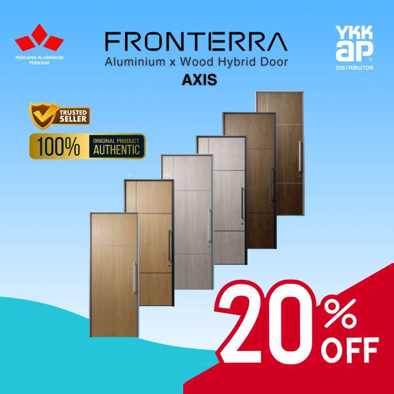 Promo Fronterra Entrance Door By Ykk Ap (axis) - 1000mm X 2400mm Tg X ...