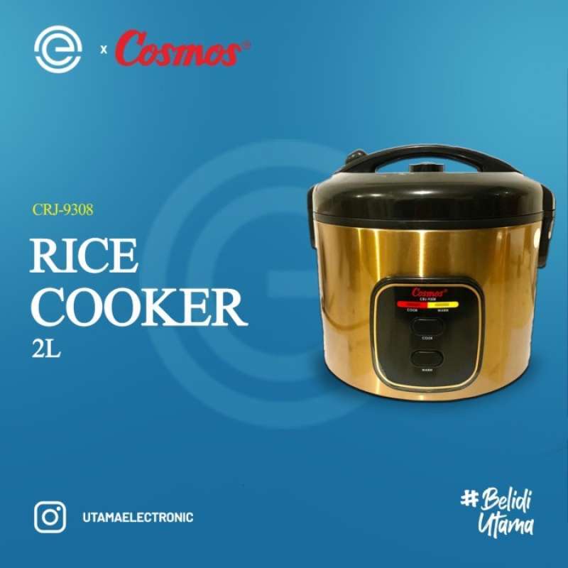 Promo Cosmos Rice Cooker Stainless 2 Liter Crj-9308 Diskon 23% Di ...