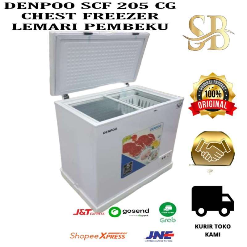 Promo Chest Freezer Denvo Scf 205 Diskon 23% Di Seller Mizota Store ...