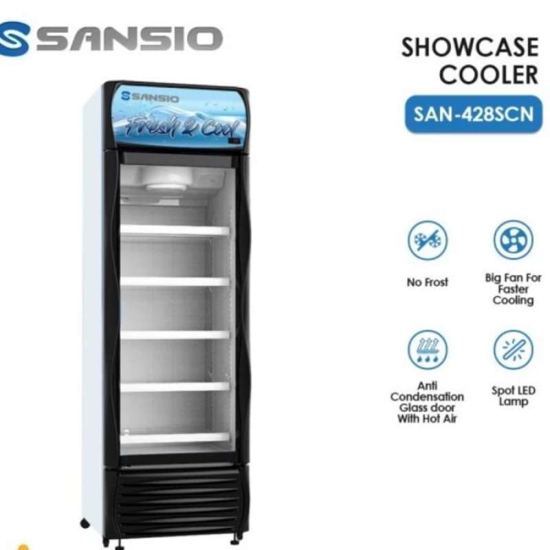 Promo Sansio - Showcase Cooler 428 Liter / San-428scn Diskon 23% Di Seller Satou Store - Menteng ...
