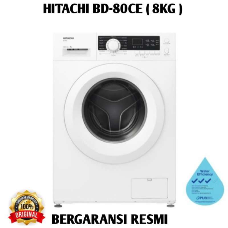 Promo Mesin Cuci Fron Loading Hitachi Bd-80ce (8kg) Diskon 23% Di Seller Yoshizaki Store - Duri ...