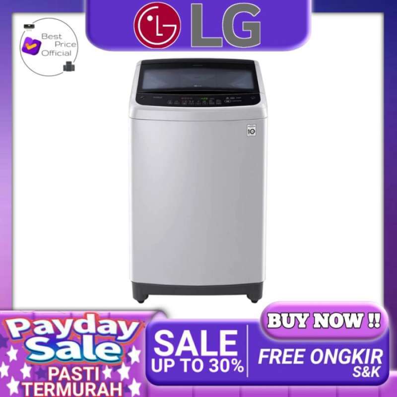 Promo Lg T2109vs2m Mesin Cuci Top Loading 9 Kg Smart Inverter Hemat ...