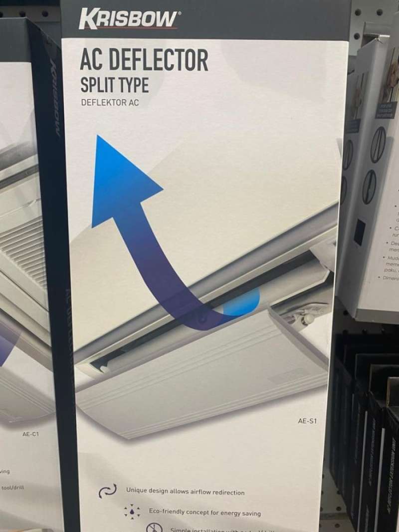 Promo Ac Air Screen Cover Reflektor Talang Penahan Hembusan Angin ...