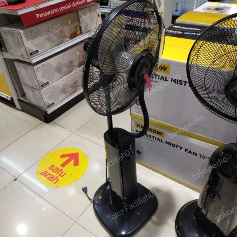 Promo Krisbow Hazo Kipas Angin Uap Lantai 16 Inci 75watt Standing Misty ...