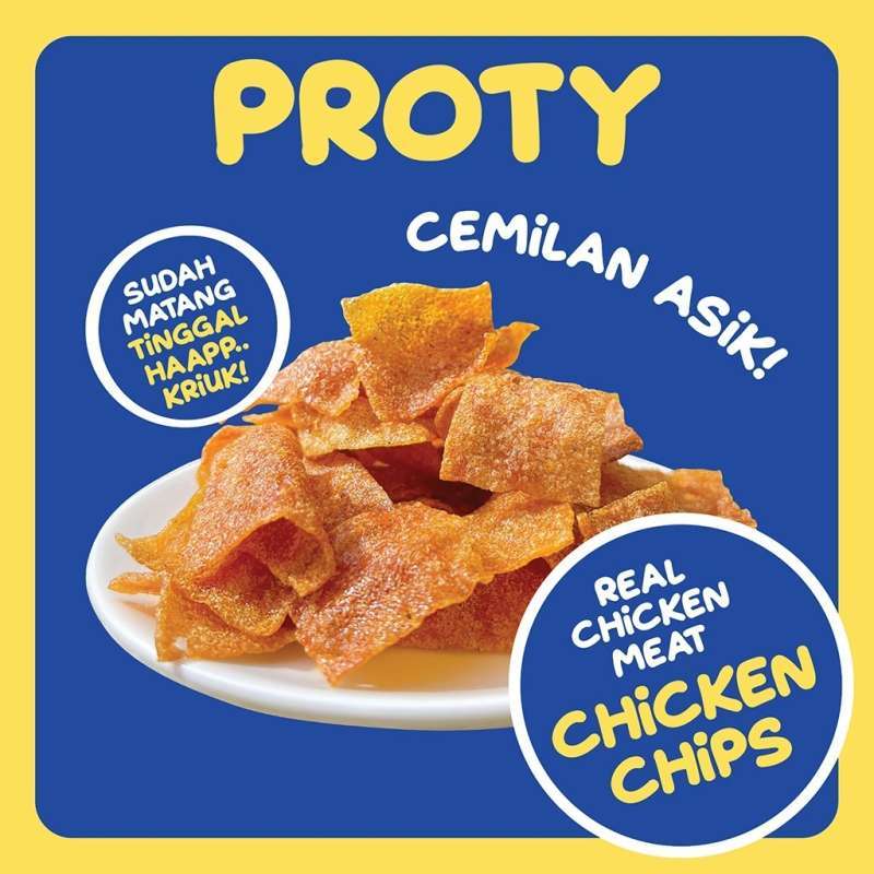 Jual Proty Chicken Chips Original,cheese & Seaweed - Snack Sehat ...