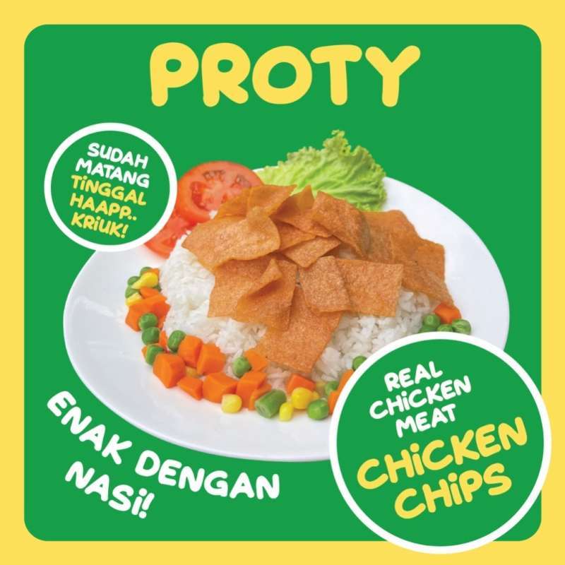 Jual Proty Chicken Chips Original,cheese & Seaweed - Snack Sehat ...