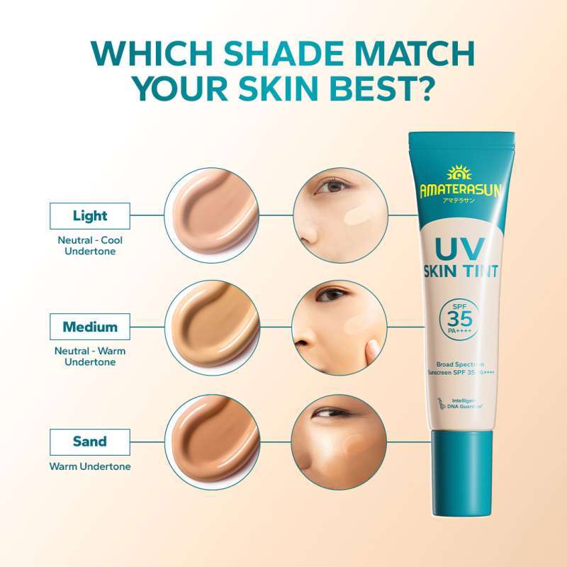 Promo Amaterasun Uv Skin Tint Spf 35 Pa++++ Diskon 32% Di Seller ...