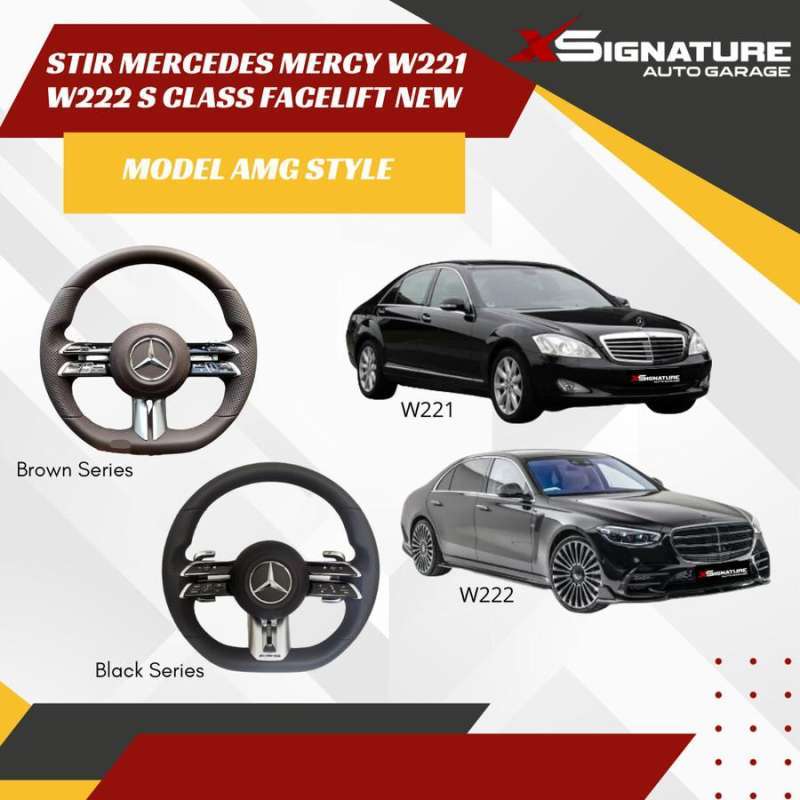 Jual Stir Mercedes Mercy W221 W222 S Class Facelift New Model Amg Style - Black Series Di Seller ...
