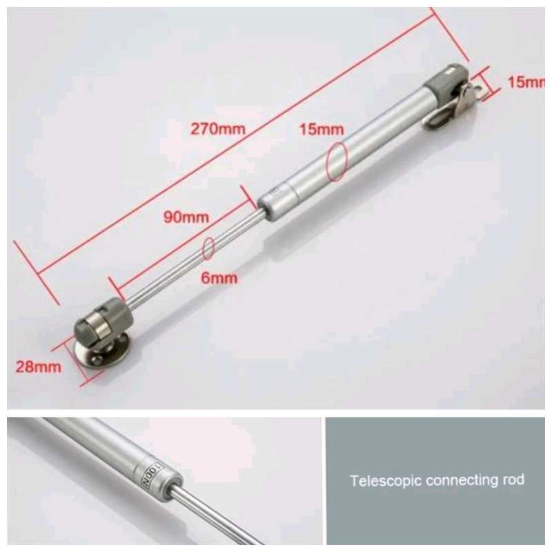 Jual Engsel Pegas Gas Spring 100n Hak Angin Hidrolik Slow Motion Di ...