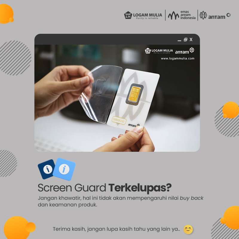 Jual Emas Antam Logam Mulia Certicard - 25 Gr - Tanpa Dompet Di Seller ...