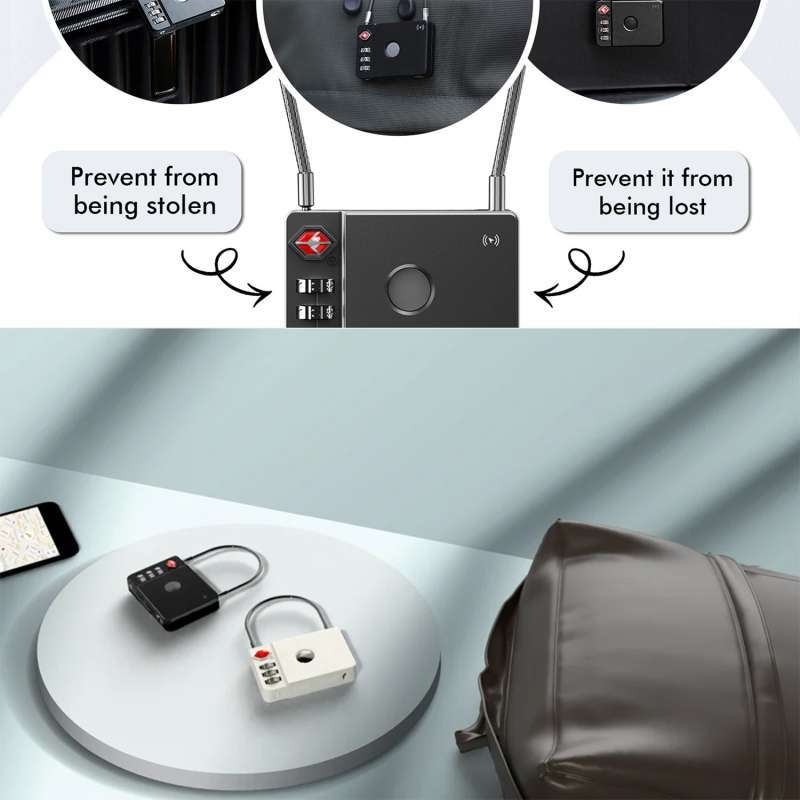 Promo Mili Milock Anti-loss Lugagge Tracker Works With Apple Find My ...