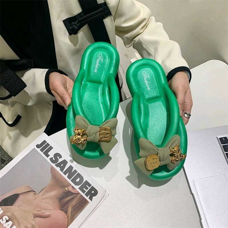 Jual S1093 Sandal Jepit Model Bear Pita / Sandal Fashion Wanita ...
