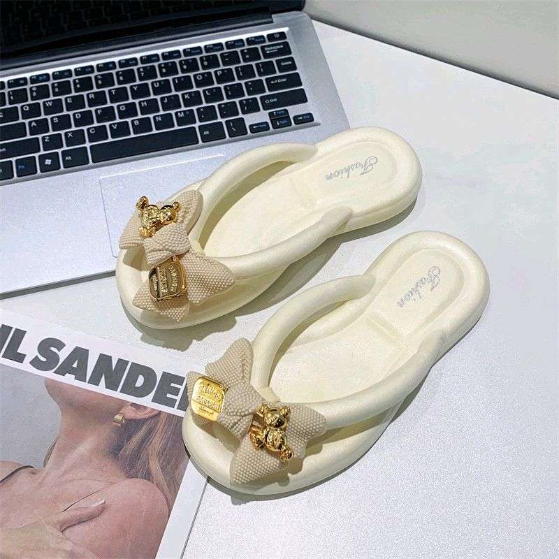Jual S1093 Sandal Jepit Model Bear Pita / Sandal Fashion Wanita ...
