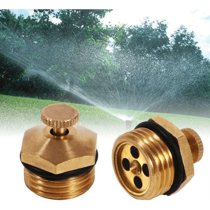 Jual Garden Sprinkler Nozzle Spray Water Brass Atomization 1/2 Inch ...