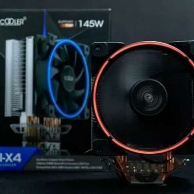 Jual Pccooler Gi X4r Cpu Cooler | Fan Prosessor (black) Di Seller Eon ...