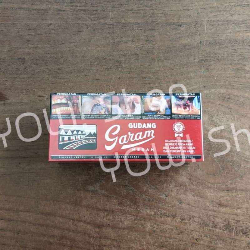 Jual Rokok Gudang Garam Merah Kretek Isi 16 Batang / Gg Merah Di Seller ...