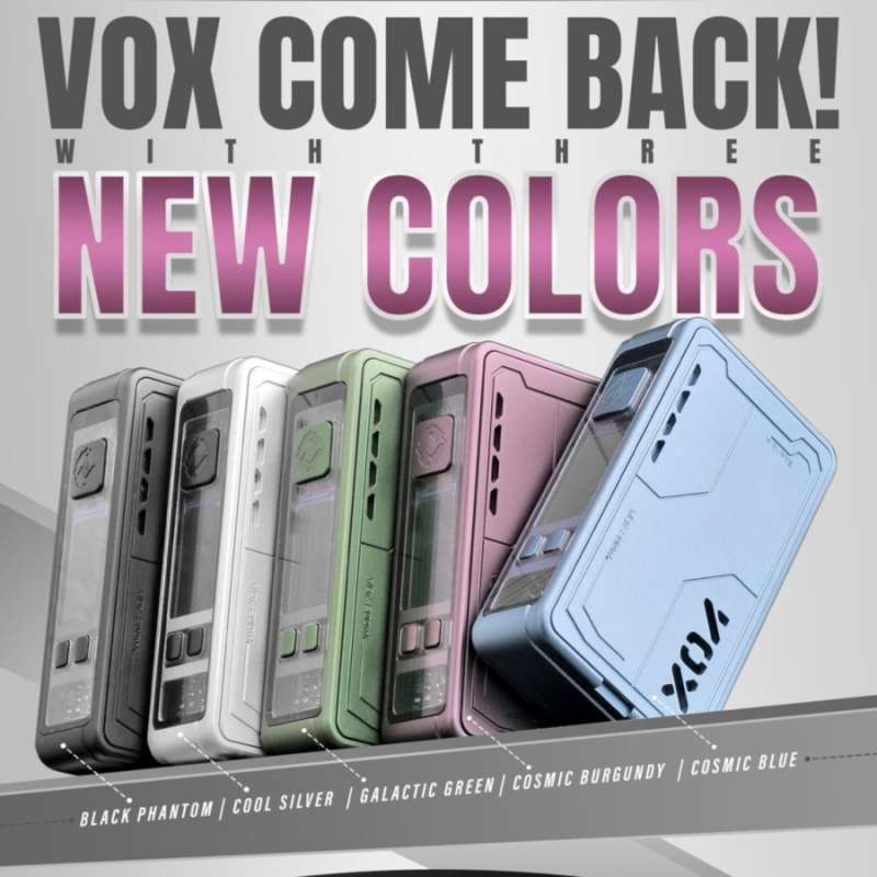 Promo Vox Mod New Color 200w 18650 Mod Only Authentic By Airvape / Vox ...