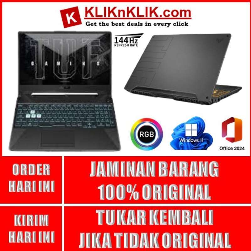 Jual Asus Tuf F15 Fx506heb Intel I5 11400h RAM 32gb Nvidia Rtx3050ti ...