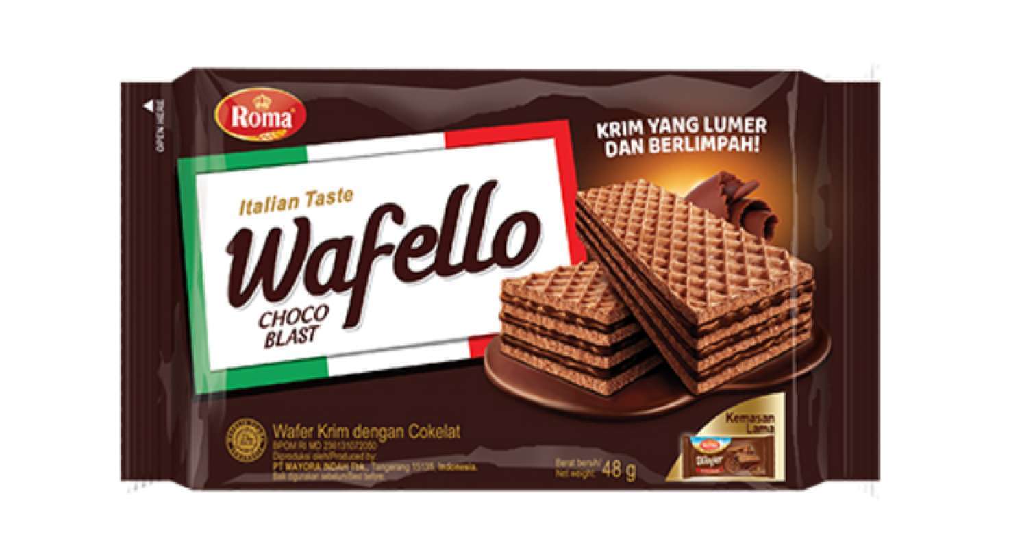 Jual Wafello Choco Blast 43g [1pack/10pcs] Di Seller Toko Cahaya ...