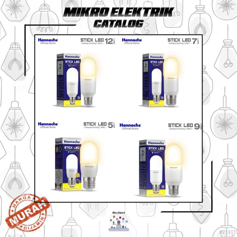 Jual Lampu Led Hannochs Stick Cahaya Kuning Di Seller Mikro Elektrik ...