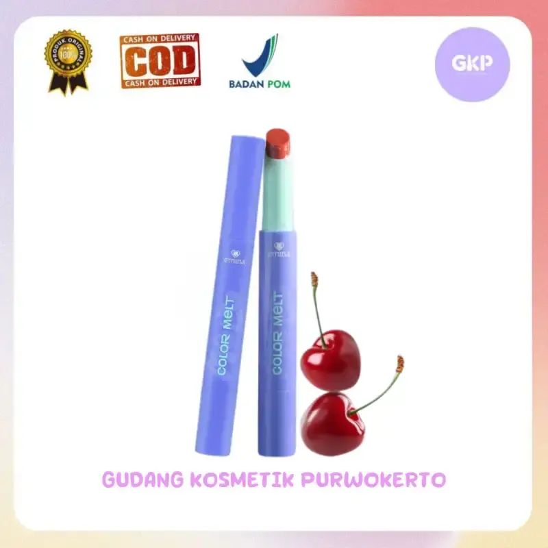 Jual Emina Hyalupeptide Color Melt Balm | Hidration - Glossy Finish ...