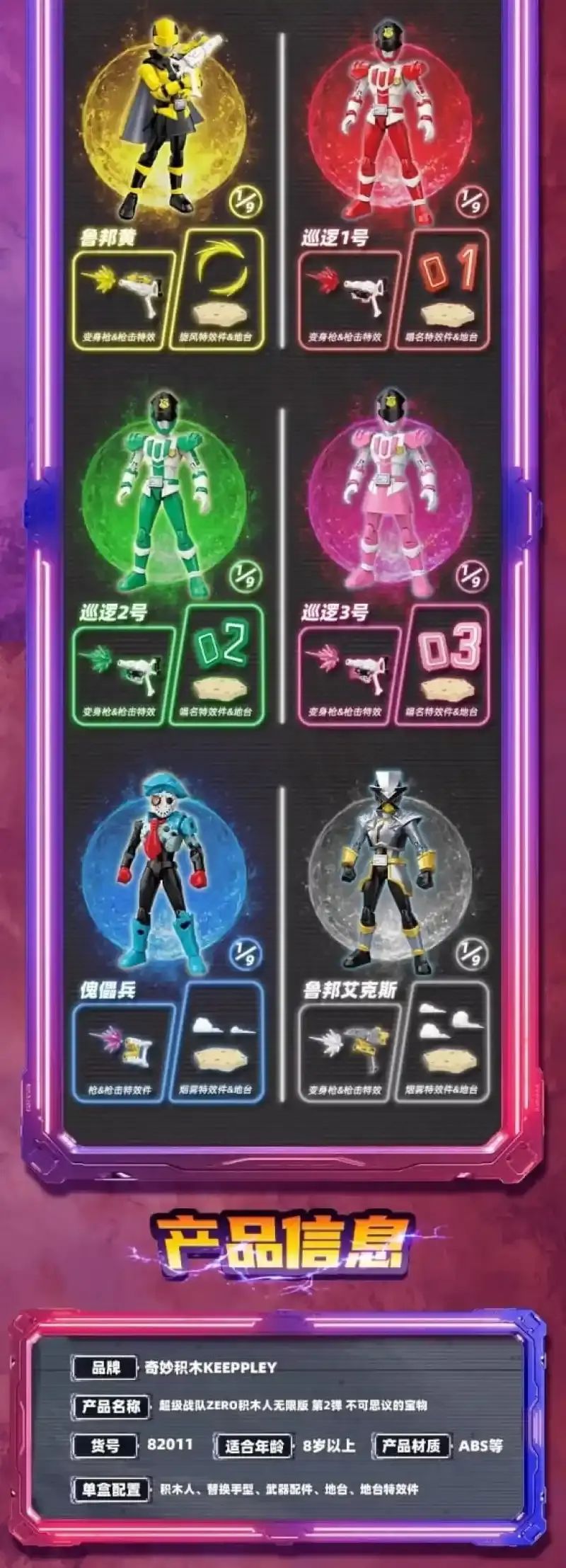 Jual Keeppley Super Sentai Zero Infinity Vol. 2 Di Seller J-shop ...