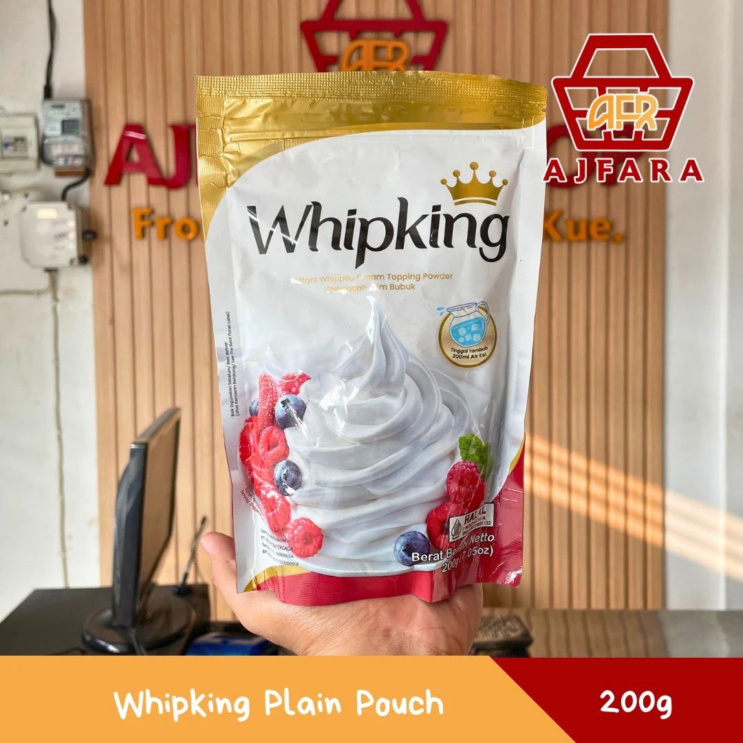 Jual Whipking Instant Whipped Cream Topping Powder Plain Pouch 200g ...