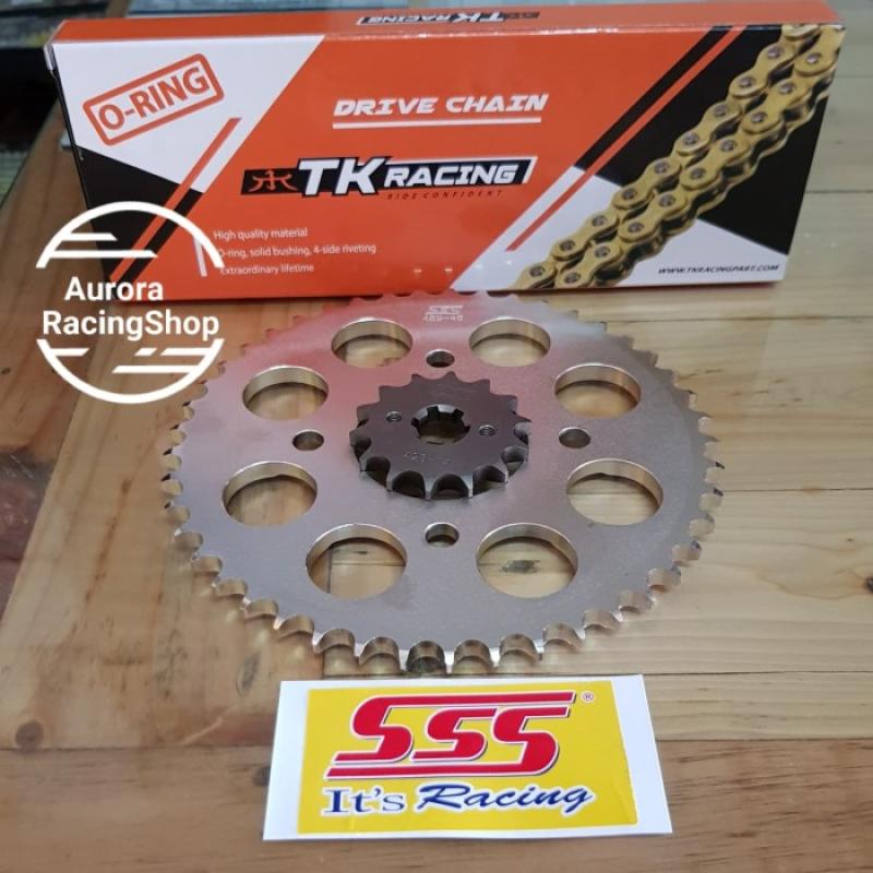 Jual GEAR SET SSS CBR 150 R / CB 150 R & RANTAI TK 428 O-RING GOLD di Seller TDR Autorace ...
