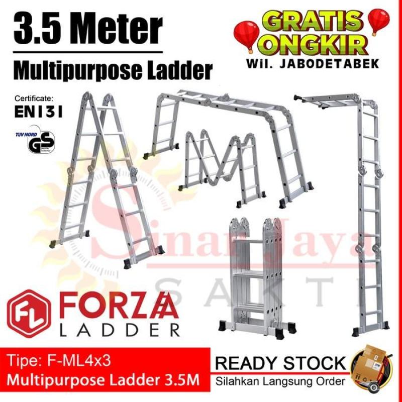Jual Tangga Lipat Alumunium Multipurpose Forza 3.5 Meter 3,5 Meter Di ...