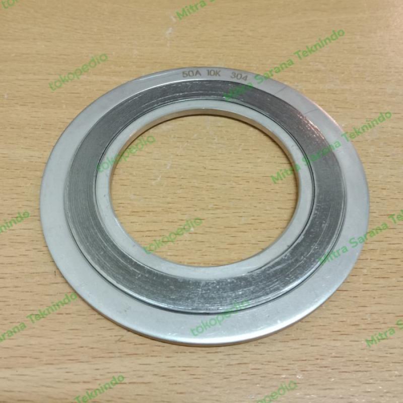 Promo Spiral Wound Gasket / Swg Stainless 304 Jis 10k 2 Inchi Dn 50 ...