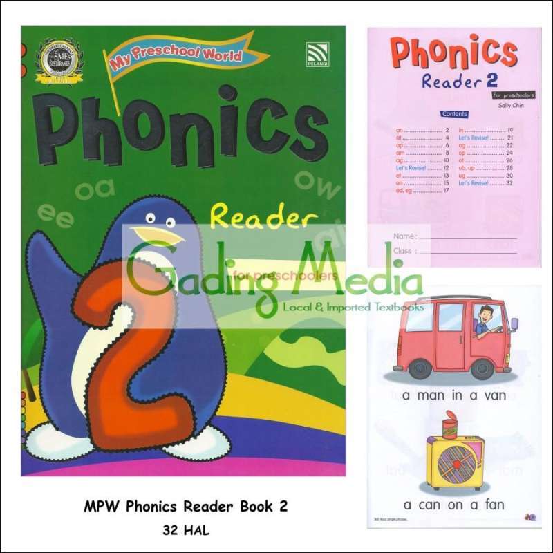 Jual KINDERGARTEN PHONICS - MPW Phonics Reader/Activity Book 1 - 4 di ...