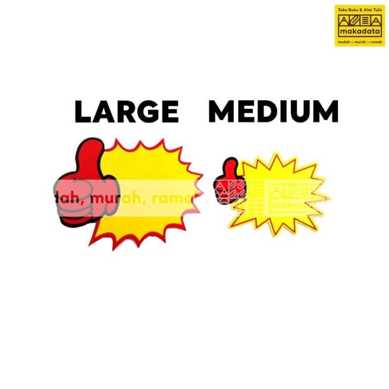 Jual Price Tag Sale Sign | Label Kertas Promosi Harga (medium 4a) Murah ...