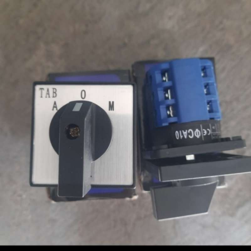 Promo Selector Switch Auto Off Manual 3 Posisi AOM 3 Pole 20A 220V ...