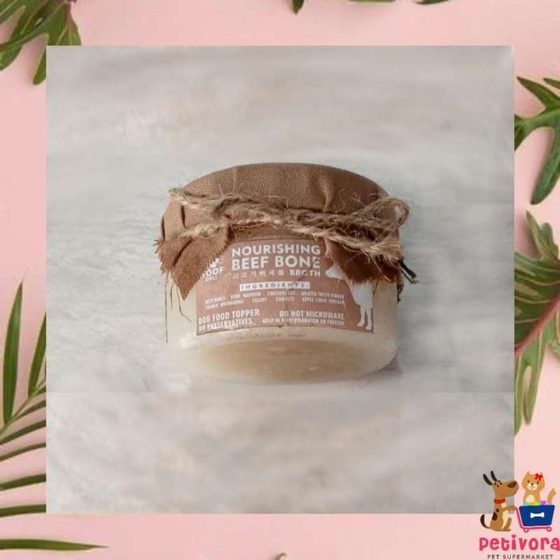 Jual WOOF DELI NOURISHING BEEF BONE BROTH Kaldu Tulang Sapi Dog Food ...