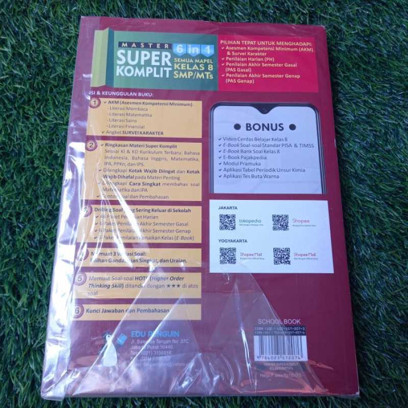 Jual Buku Master Super Komplit 6 In 1 Semua Mapel Kelas 8 Smp Mts Di ...