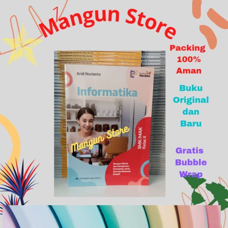 Promo Buku Informatika Rumpung Bisnis Kelas X.10 SMK Kurikulum Merdeka Erlan Diskon 23% di ...