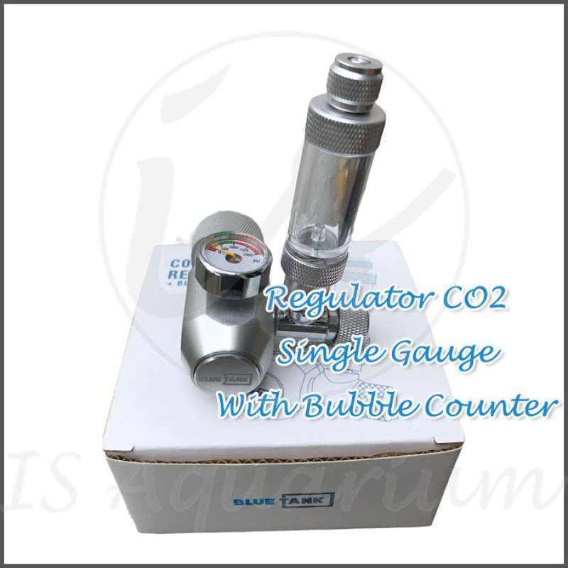 Promo Blue Tank CO2 Regulator Single Gauge - Regulator CO2 - Aquascape ...