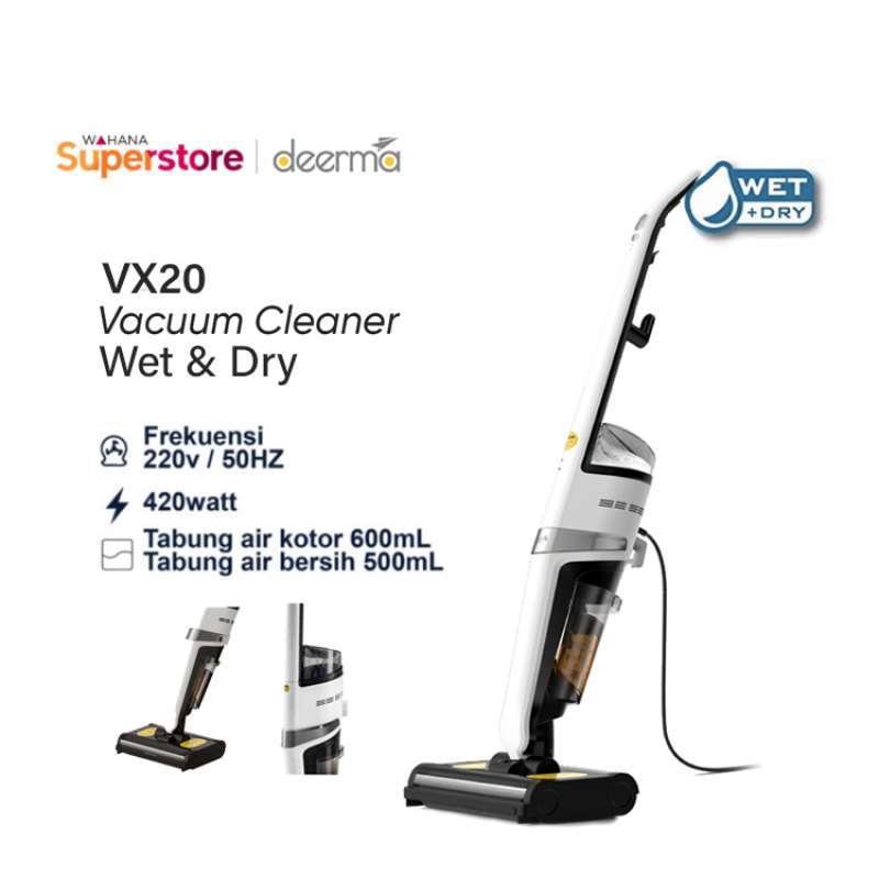 Promo Deerma Vacuum Cleaner Penyedot Debu Wet & Dry - VX20 Diskon 8% di Seller WAHANA SUPER ...