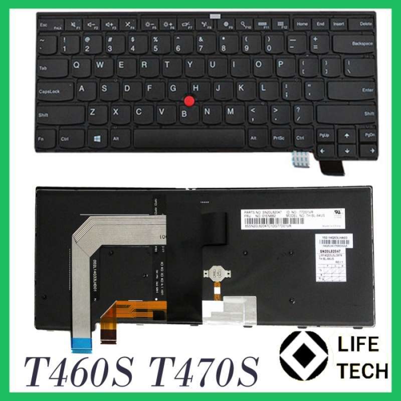 Jual Keyboard Laptop Ibm Lenovo Thinkpad T460s T470s Not For T460 ...