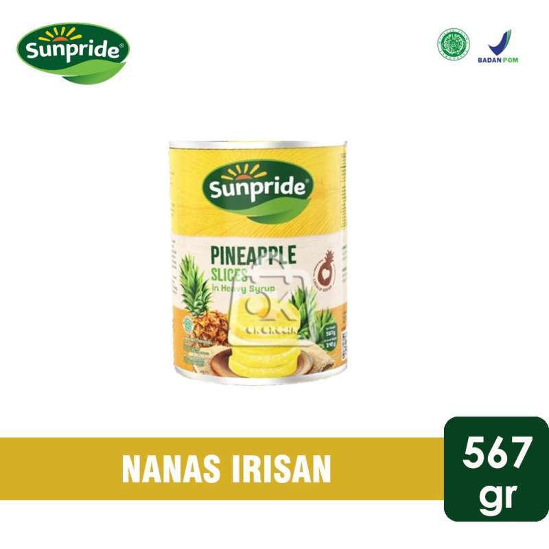 Promo Sunpride Pineapple Slice in Heavy Syrup / Irisan Nanas (Kaleng ...