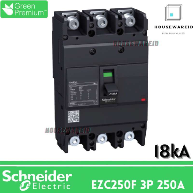 Jual Mccb 3p 250a 3phase 250 Ampere Schneider Easypact Ezc250f3250 Original Di Seller Listrica ...