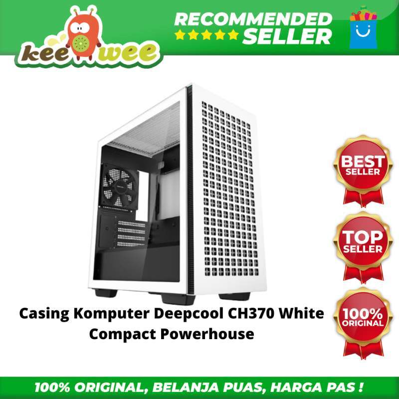 Jual Casing Komputer Deepcool Ch370 White Compact Powerhouse Di Seller ...