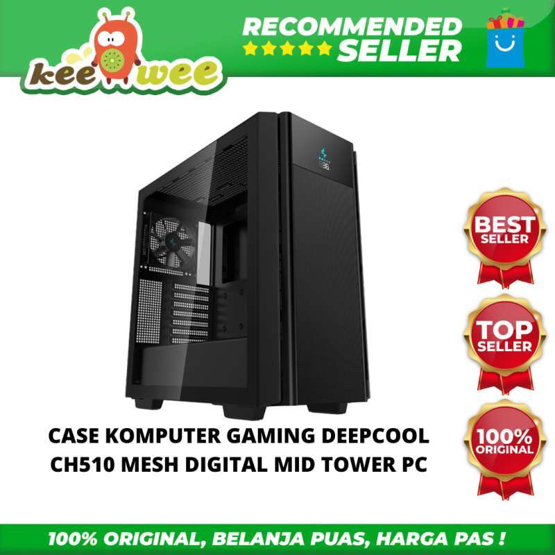 Jual CASE KOMPUTER GAMING DEEPCOOL CH510 MESH DIGITAL MID TOWER PC di ...