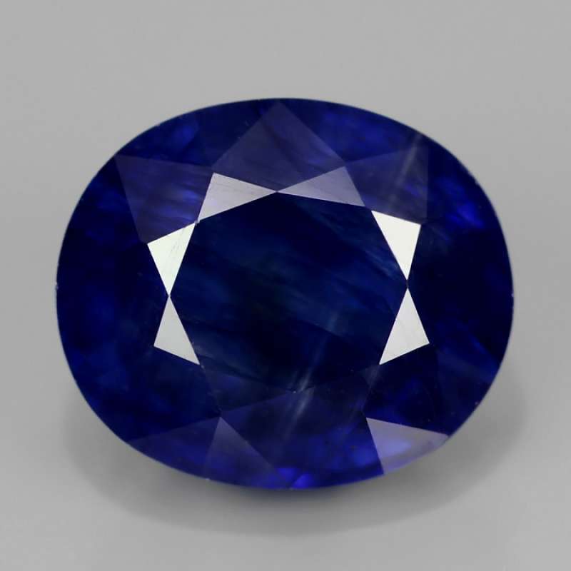 Jual SP-131 Batu Permata Blue Sapphire Safir Biru Oval Africa Natural 4 ...