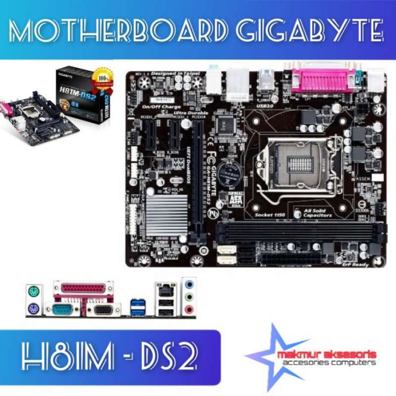 Promo Mainboard Gigabyte H81m-ds2 Motherboard Gigabyte H81m-ds2 For ...