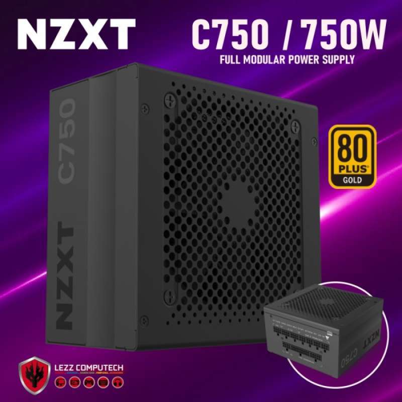 Promo Nzxt C750 | 750w 80+ Gold Fully Modular Power Supply Diskon 23% ...