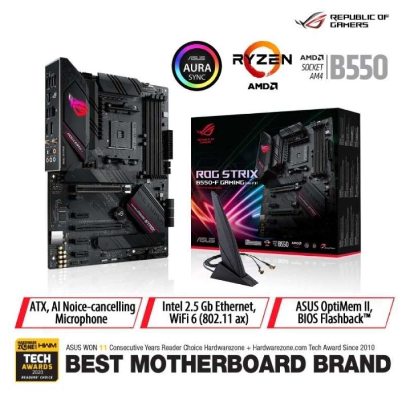 Promo Mainboard Asus ROG Strix B550-F Gaming WiFI II - AM4 Asus B550F ...