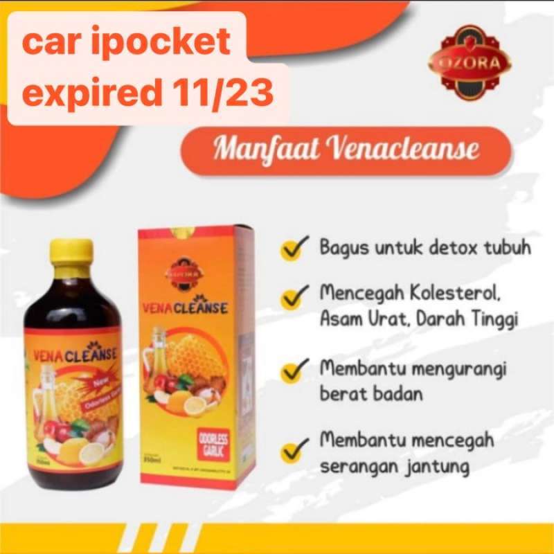 Promo Vena Cleanse OZORA anti sakit jantung Diskon 23% di Seller Faziya ...